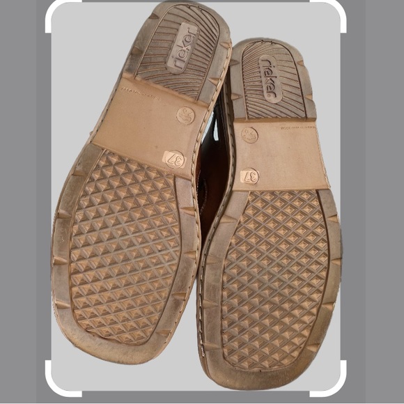 Rieker | Shoes | Rieker Antistress Shoes Brand New Brown Leather Buckle ...